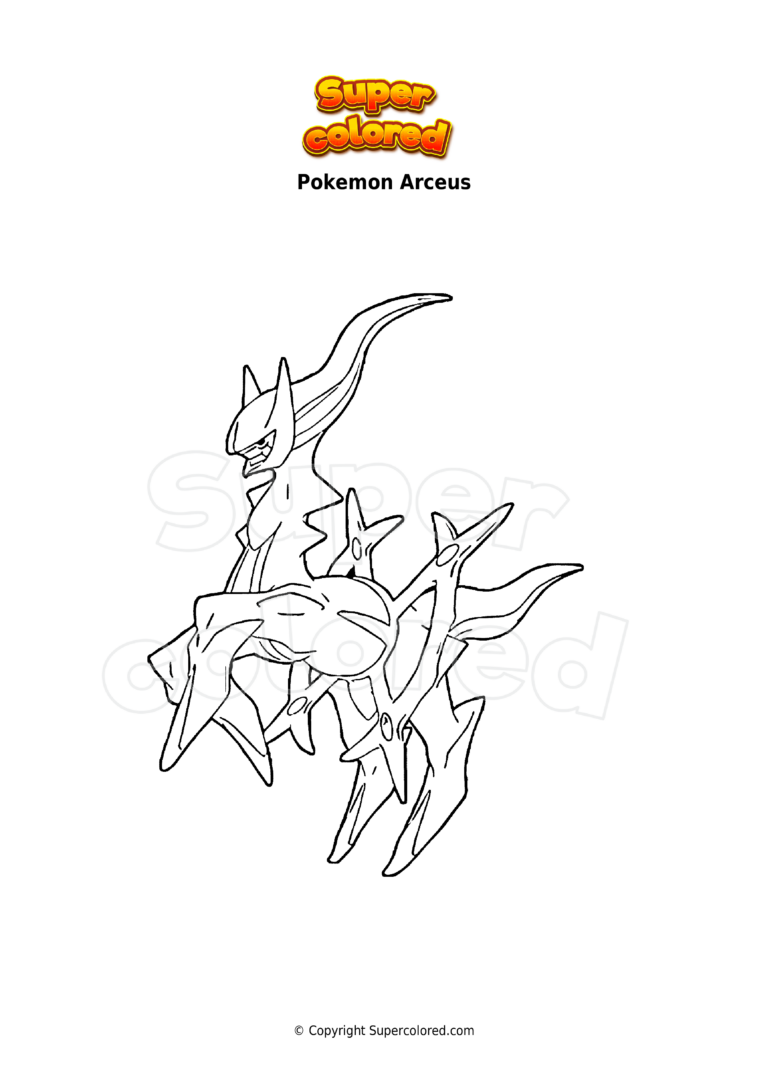 pokemon arceus coloring page - StadionGucker.de