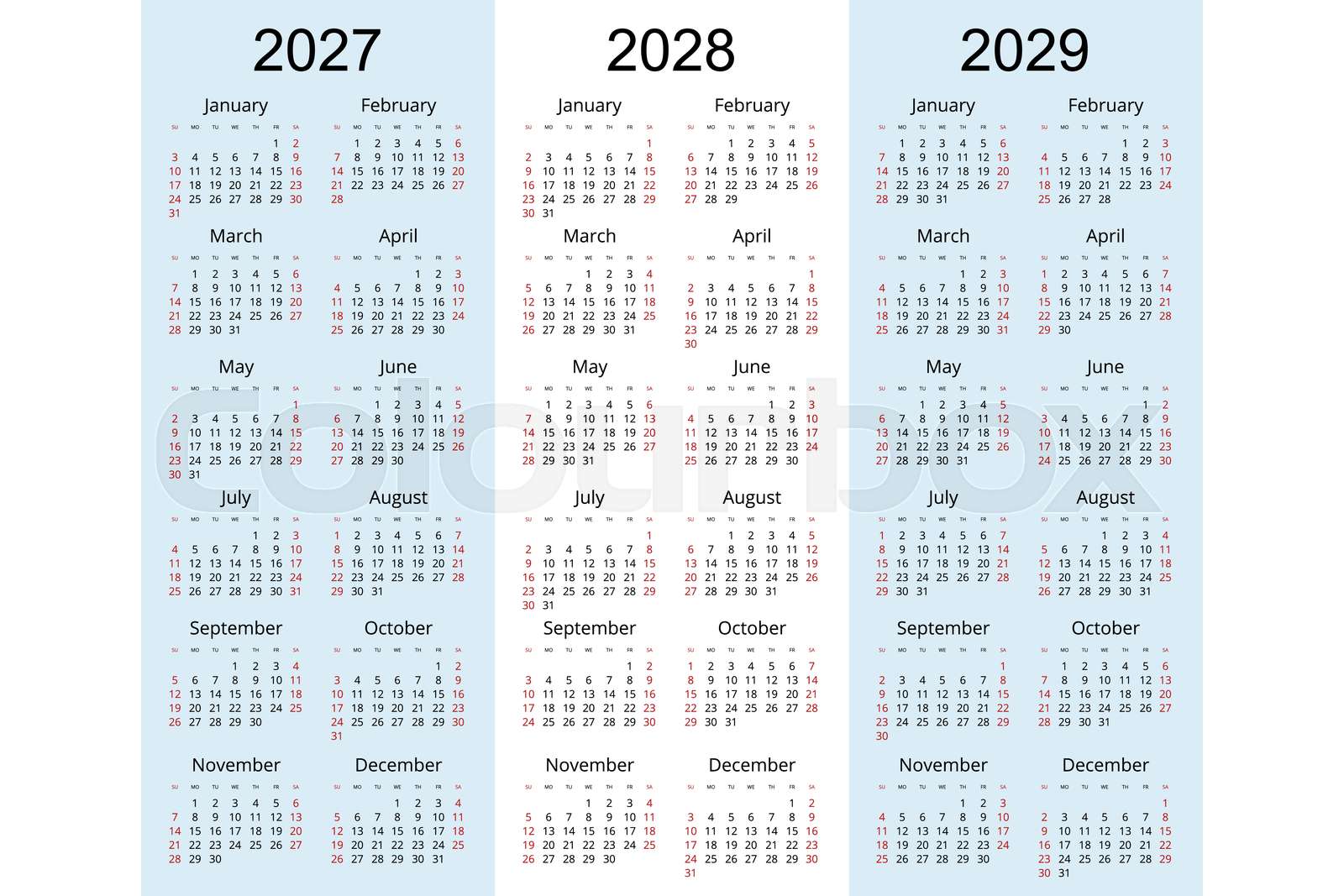 2026 2027 2028 2029 Number 2027 And Question Mark Written On Wooden ...